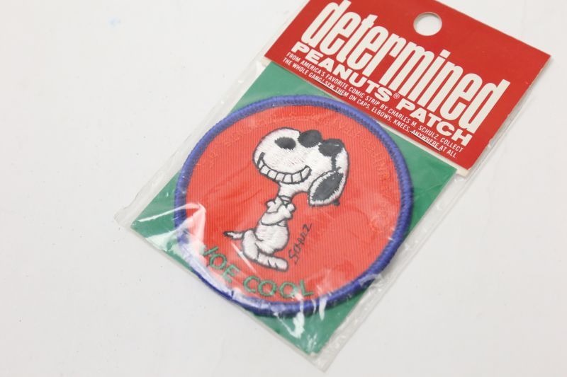 70s Determined Peanuts Patch/JOE COOL スヌーピー ワッペン買取 – ヴィンテージ古着と雑貨の買取なら ...